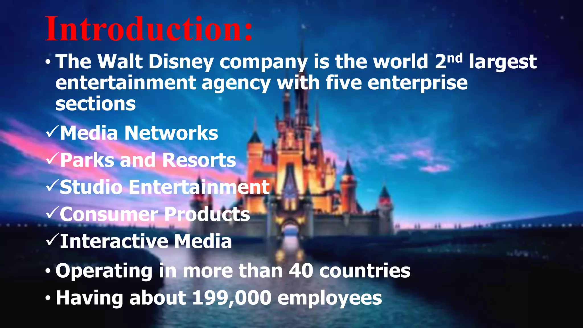The Walt Disney Company culture | PPT