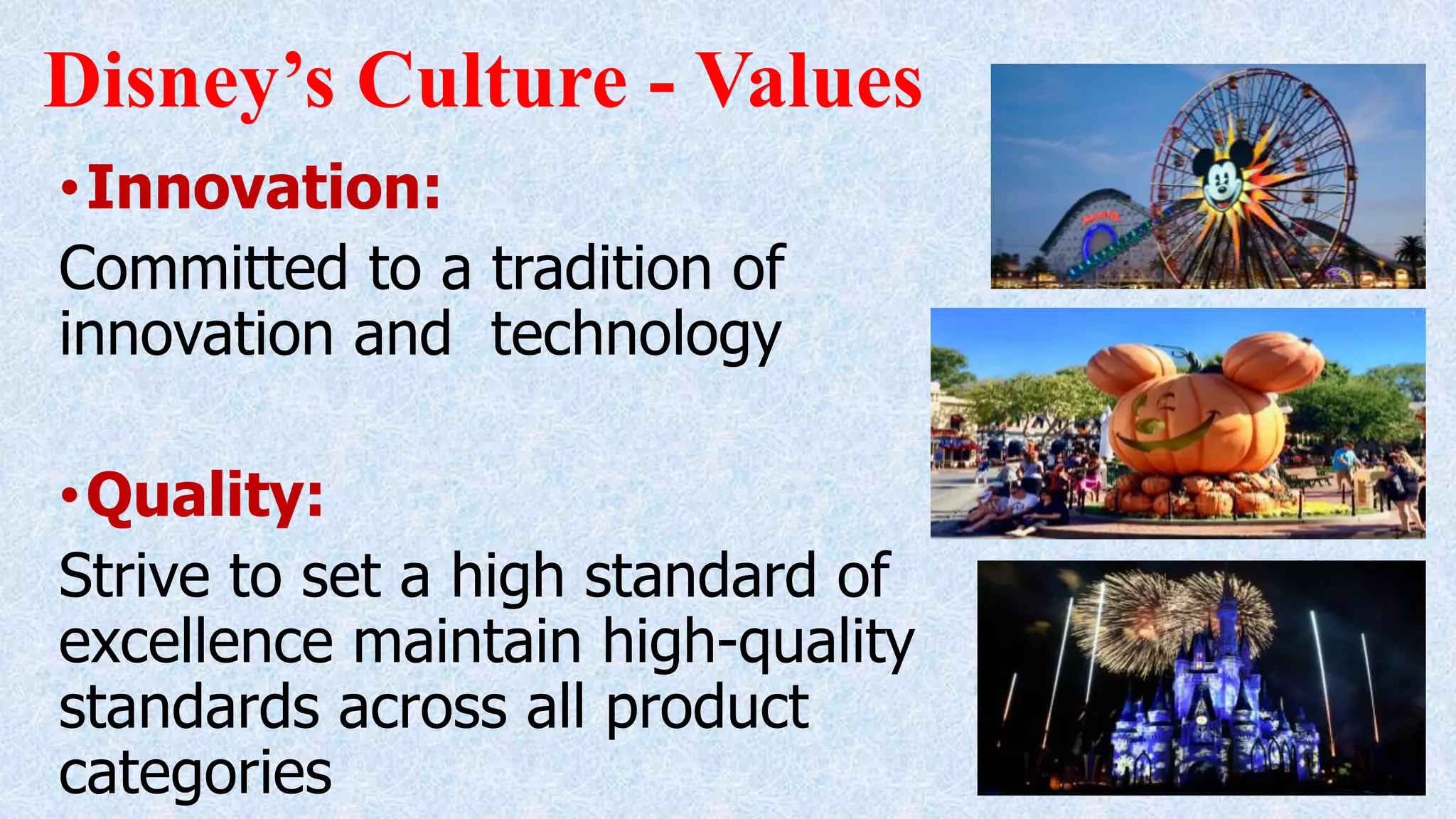 The Walt Disney Company culture | PPT