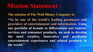The Walt Disney Company culture | PPT