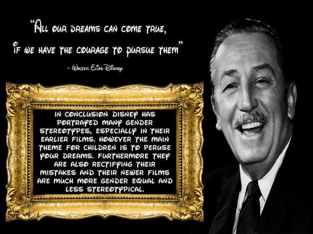 EDUC 1172 Assignment 2 - Disney stereotypes | PPT