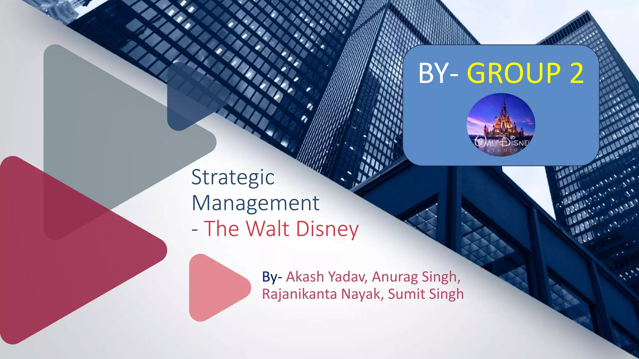 Disney strategic management | PPTX
