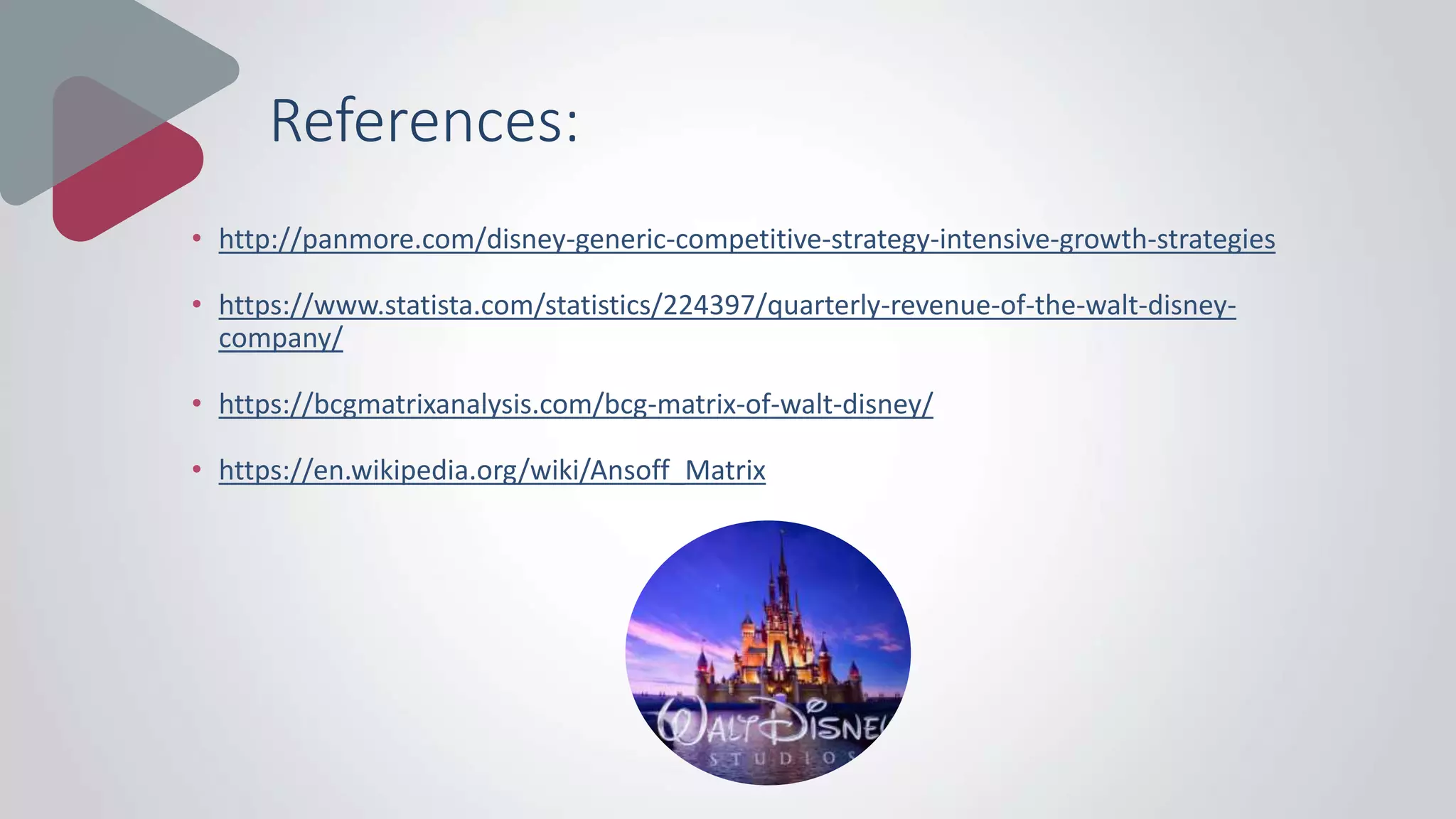 Disney strategic management | PPTX