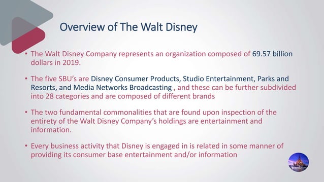 Disney strategic management | PPTX