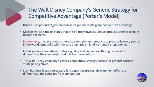 Disney strategic management | PPTX