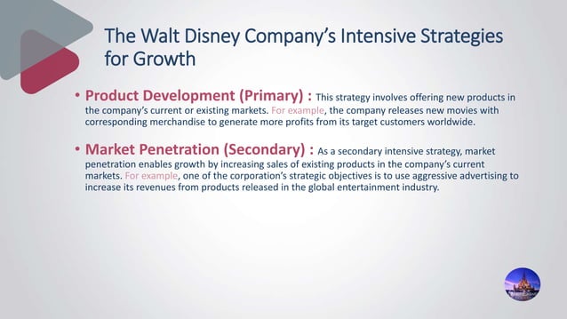 Disney strategic management | PPTX