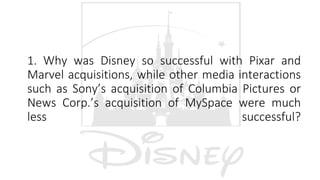 Disney Strategy Mergers & Acquisitions | PPT
