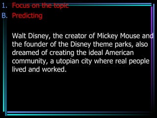Disney's utopia | PPT