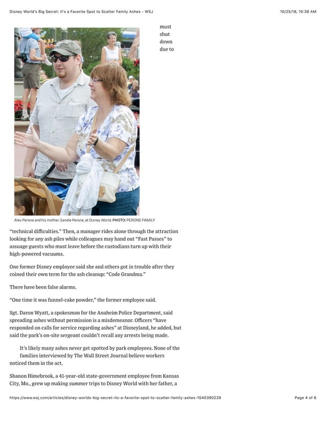 Disney World’s Big Secret: It’s a Favorite Spot to Scatter Family Ashes ...