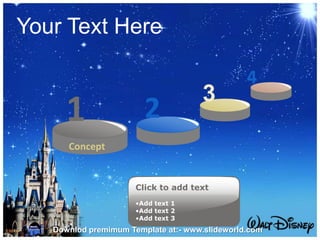 Disney world PowerPoint Template | PPTX