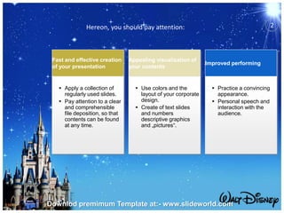 Disney world PowerPoint Template | PPTX