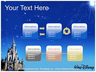 Disney world PowerPoint Template | PPTX