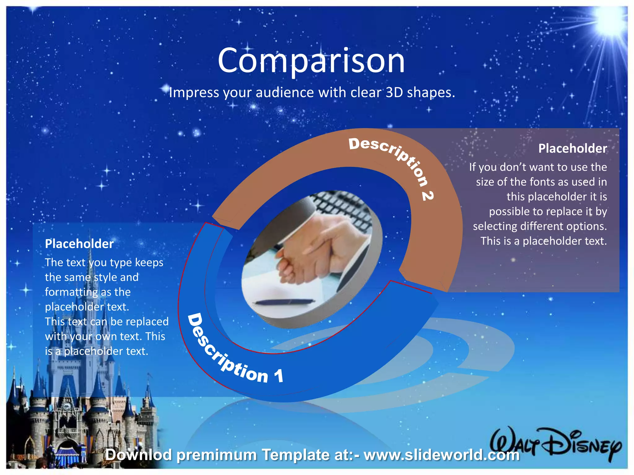 Disney World Powerpoint Template - SlideWorld | PPTX