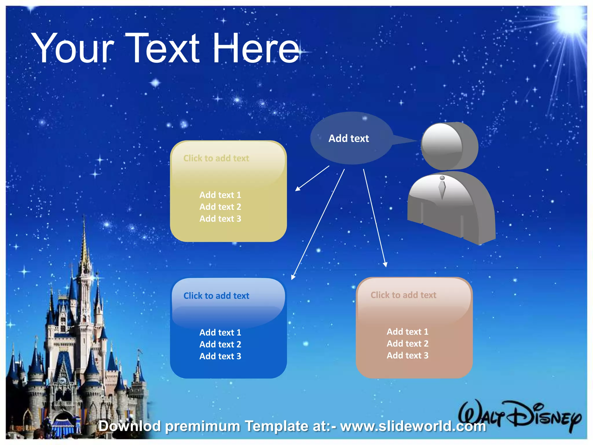 Disney World Powerpoint Template - SlideWorld | PPTX