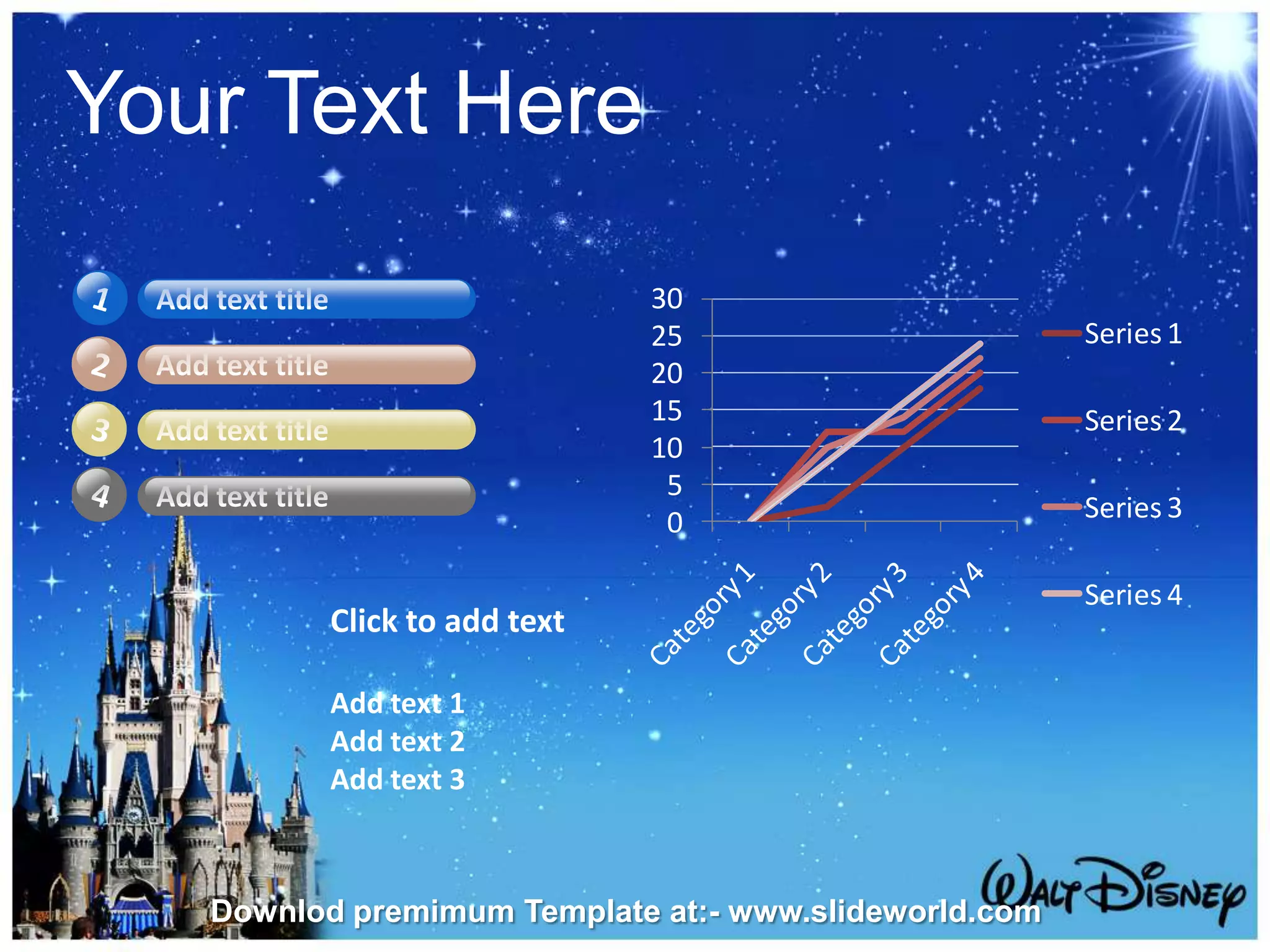Disney World Powerpoint Template - SlideWorld | PPTX