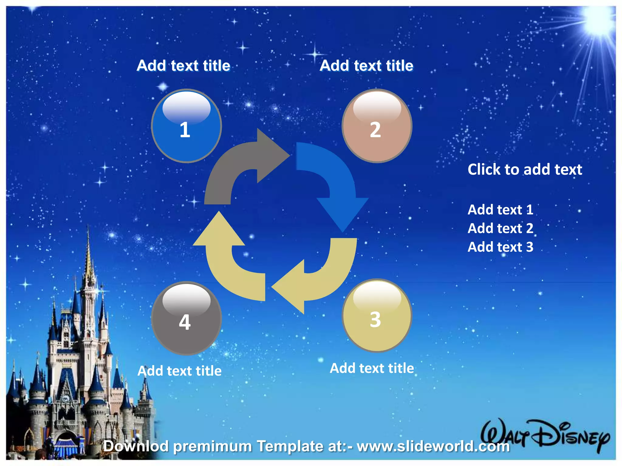 Disney World Powerpoint Template - SlideWorld | PPTX