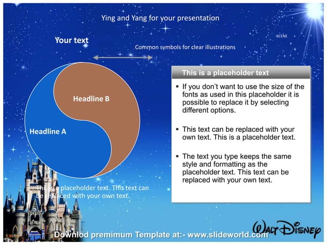 Disney World Powerpoint Template - SlideWorld | PPTX