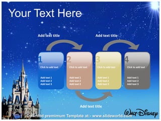 Disney World Powerpoint Template - SlideWorld | PPTX