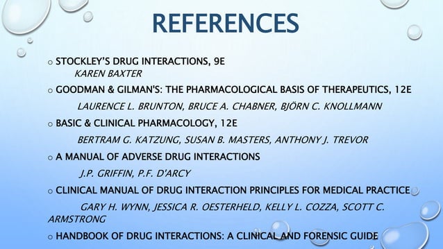 Drug Interactions of ADP receptor Blockers (Antiplatelets) | PPT