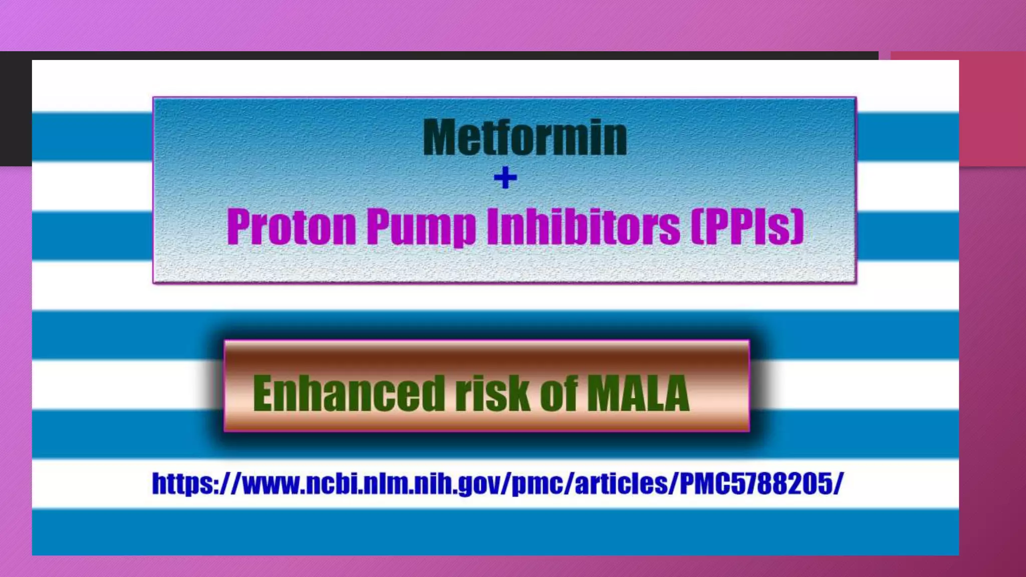 Drug interactions of Metformin | PPTX | Endocrine and Metabolic ...