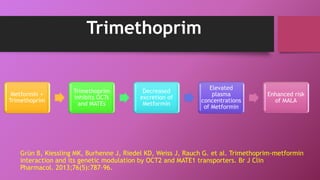Drug interactions of Metformin | PPTX | Endocrine and Metabolic ...