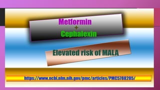 Drug interactions of Metformin | PPTX | Endocrine and Metabolic ...