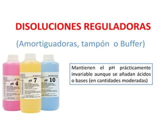 Disoluciones reguladoras | PPTX | Chemistry | Science