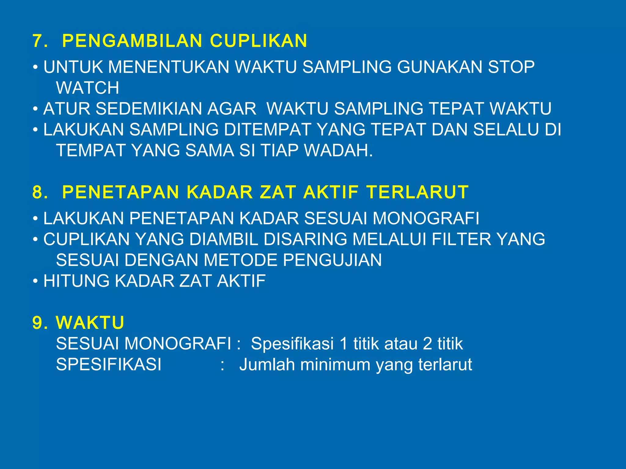 Uji Disolusi | PPT