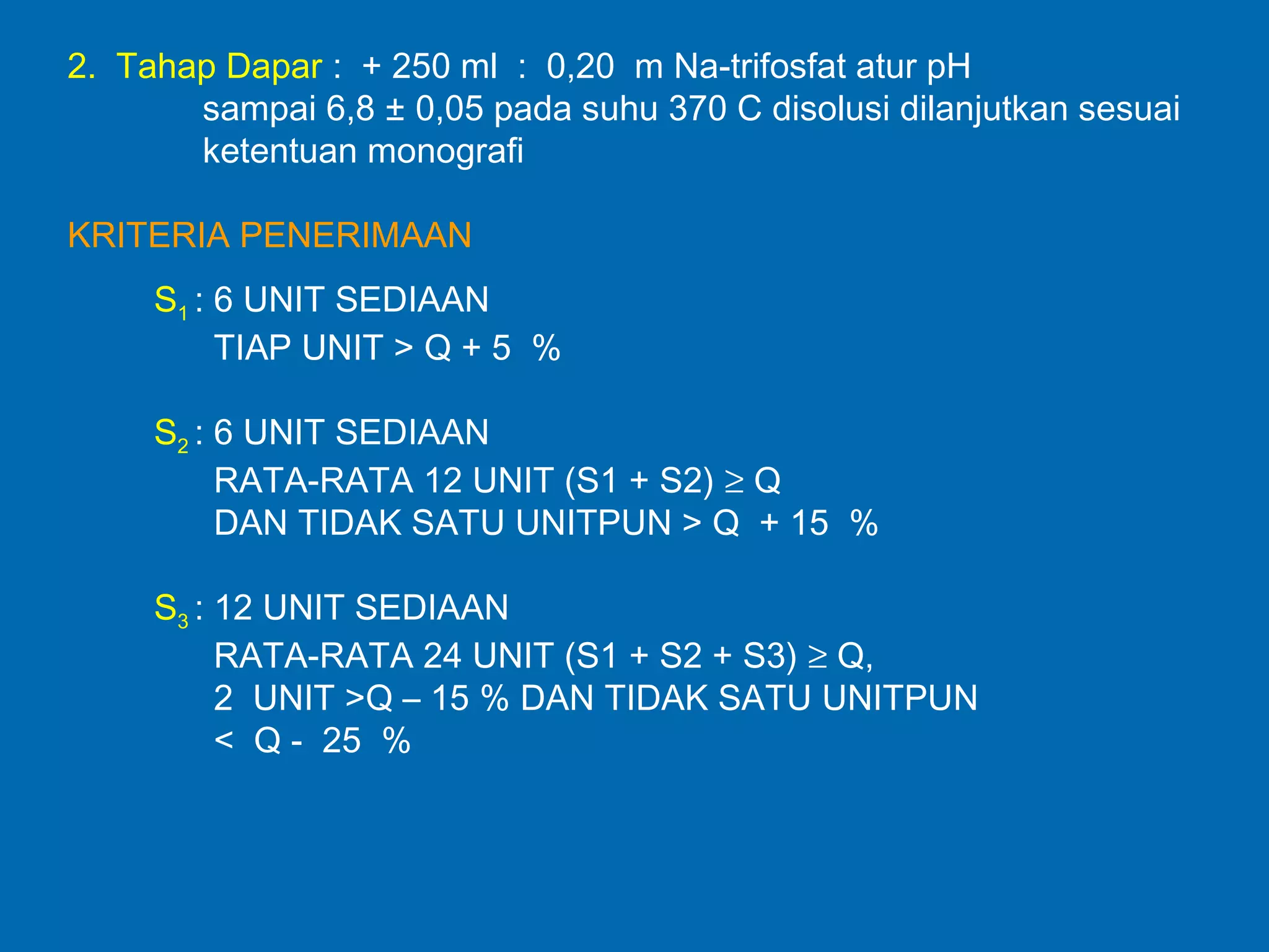 Uji Disolusi | PPT