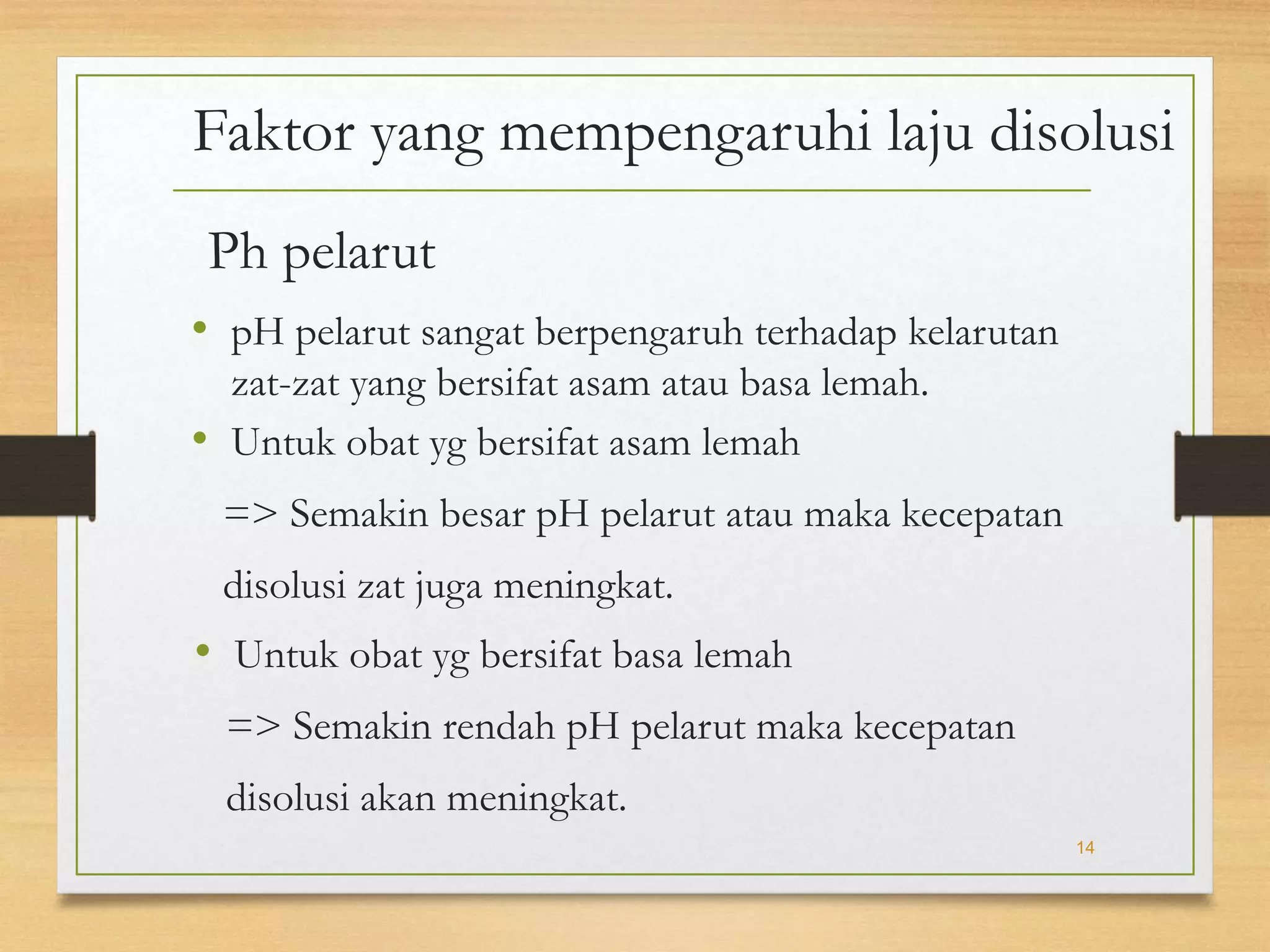 Disolusi Obat 2020 | PPT