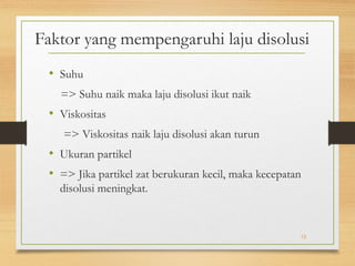 Disolusi Obat 2020 | PPT