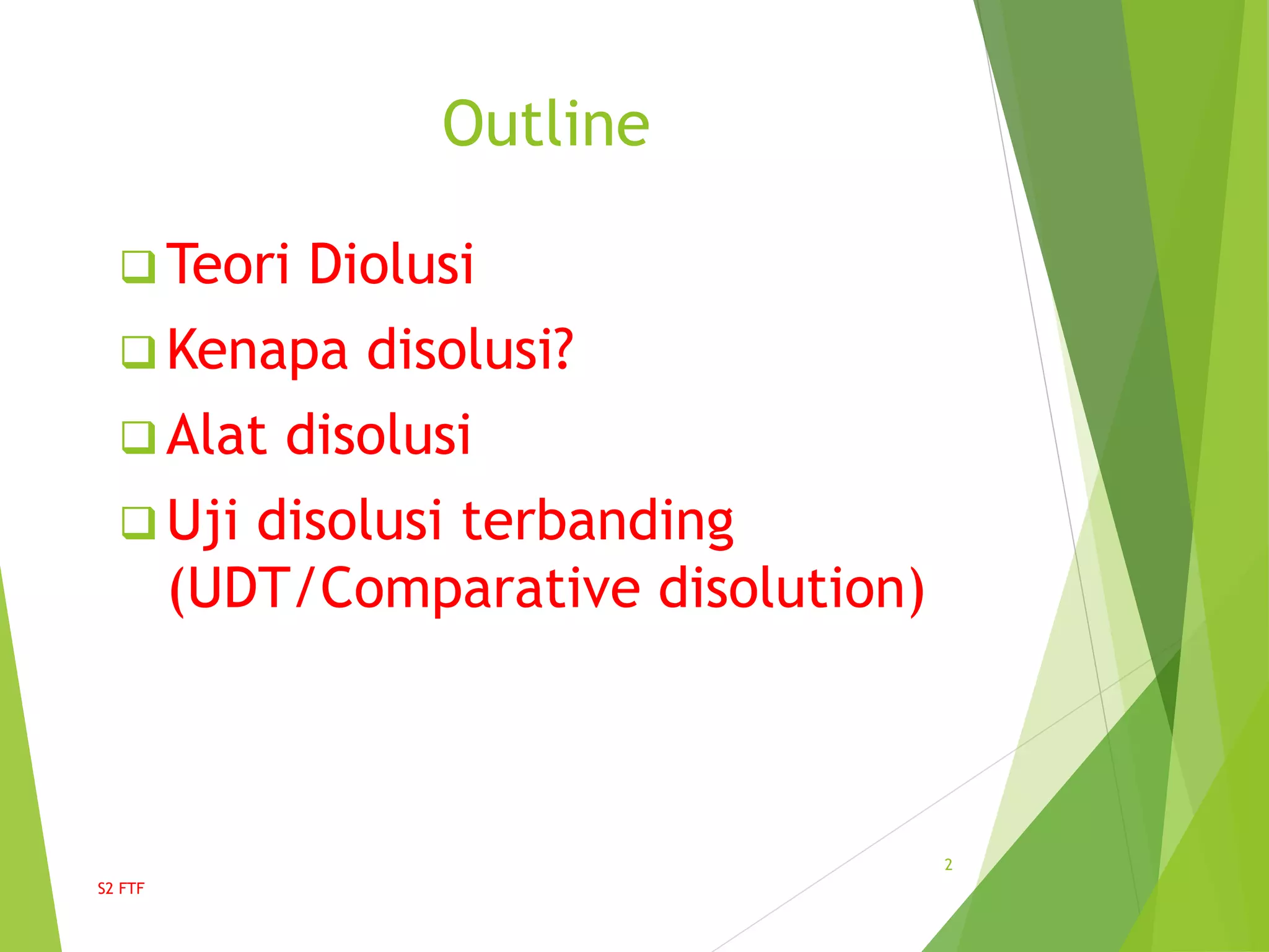 Disolusi terbanding udt apt | PPTX