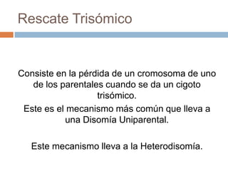 Disomía uniparental | PPTX