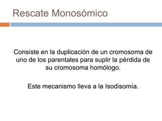 Disomía uniparental | PPTX