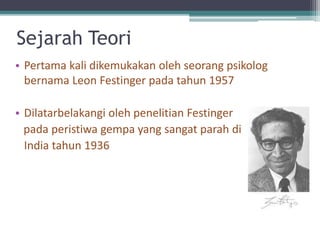 Teori Disonansi kognitif | PPTX