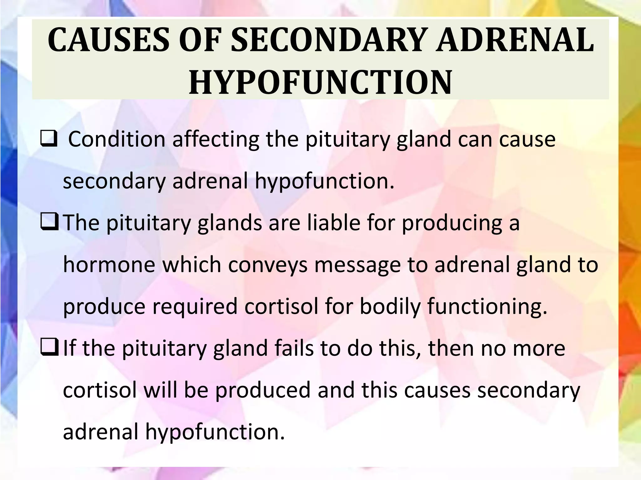 Disorder of adrenal cortex | PPTX
