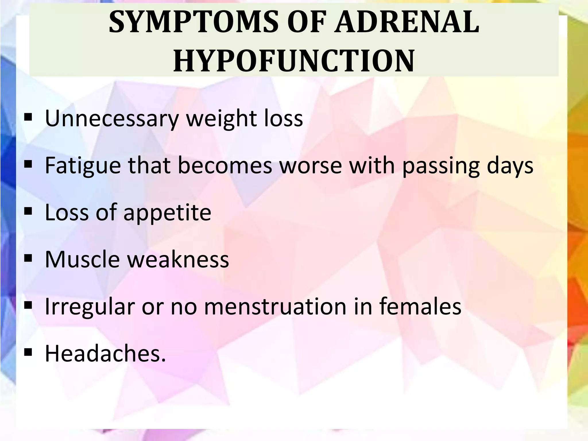 Disorder of adrenal cortex | PPTX