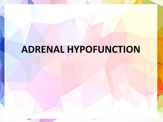 Disorder of adrenal cortex | PPTX | Hormonal Disorders | Endocrine and ...