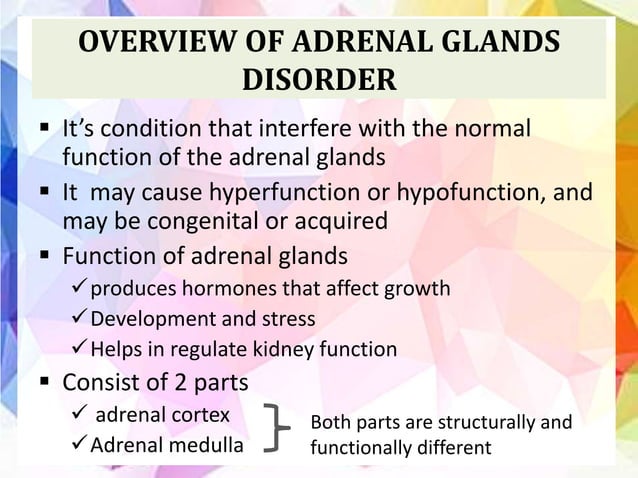 Disorder of adrenal cortex | PPTX | Hormonal Disorders | Endocrine and ...