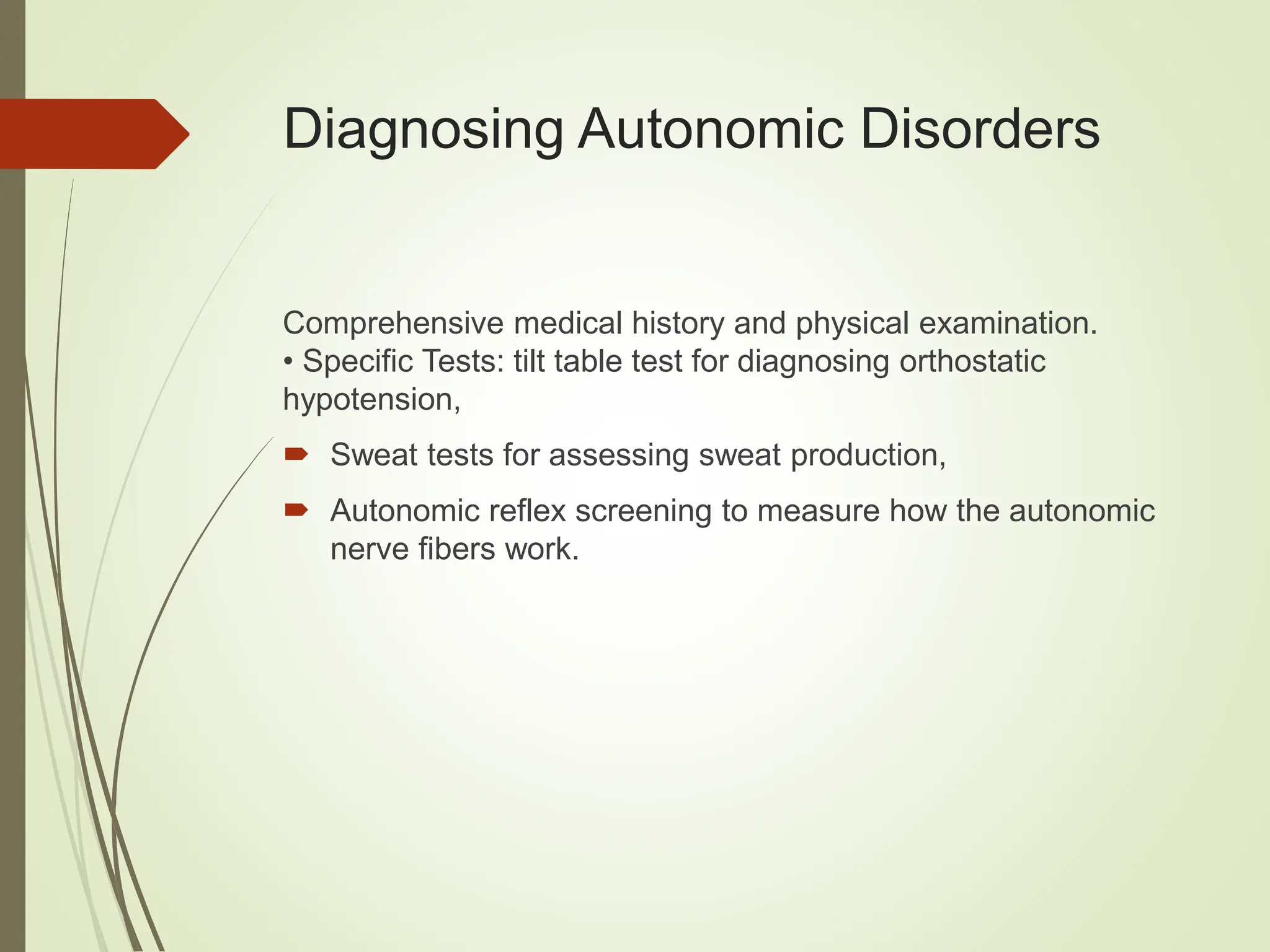 Disorders of autonomic Nervous system for Physiotherapy students | PPTX