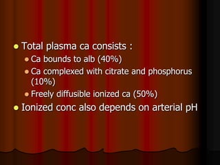 Disorder of ca metabolism | PPTX