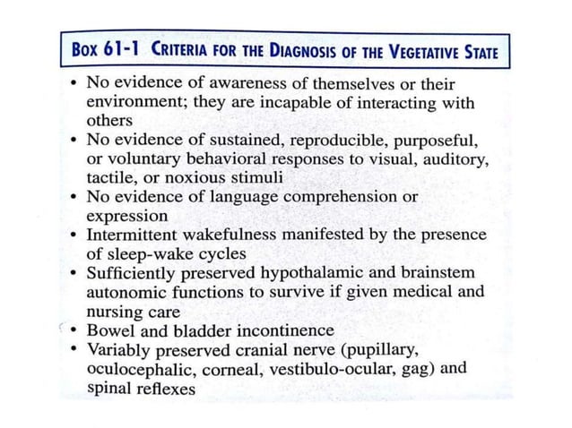 Disorder of consciousness | PPTX