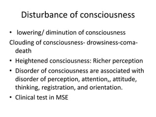 Disorder of Consciousness | PPTX