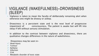 DISORDER OF CONSCIOUSNESS AND SELF | PPTX