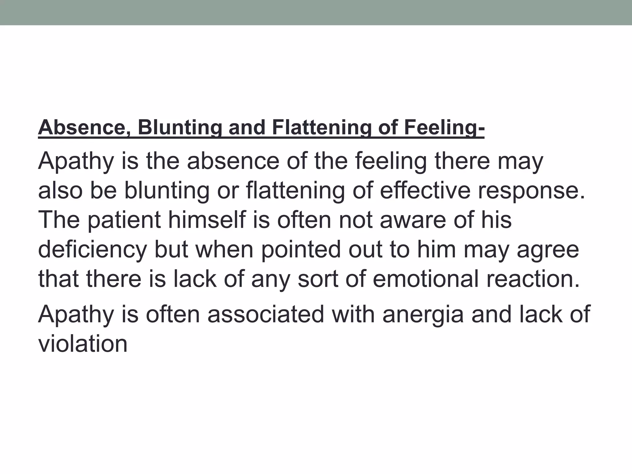 Disorders of Emotion | PPTX