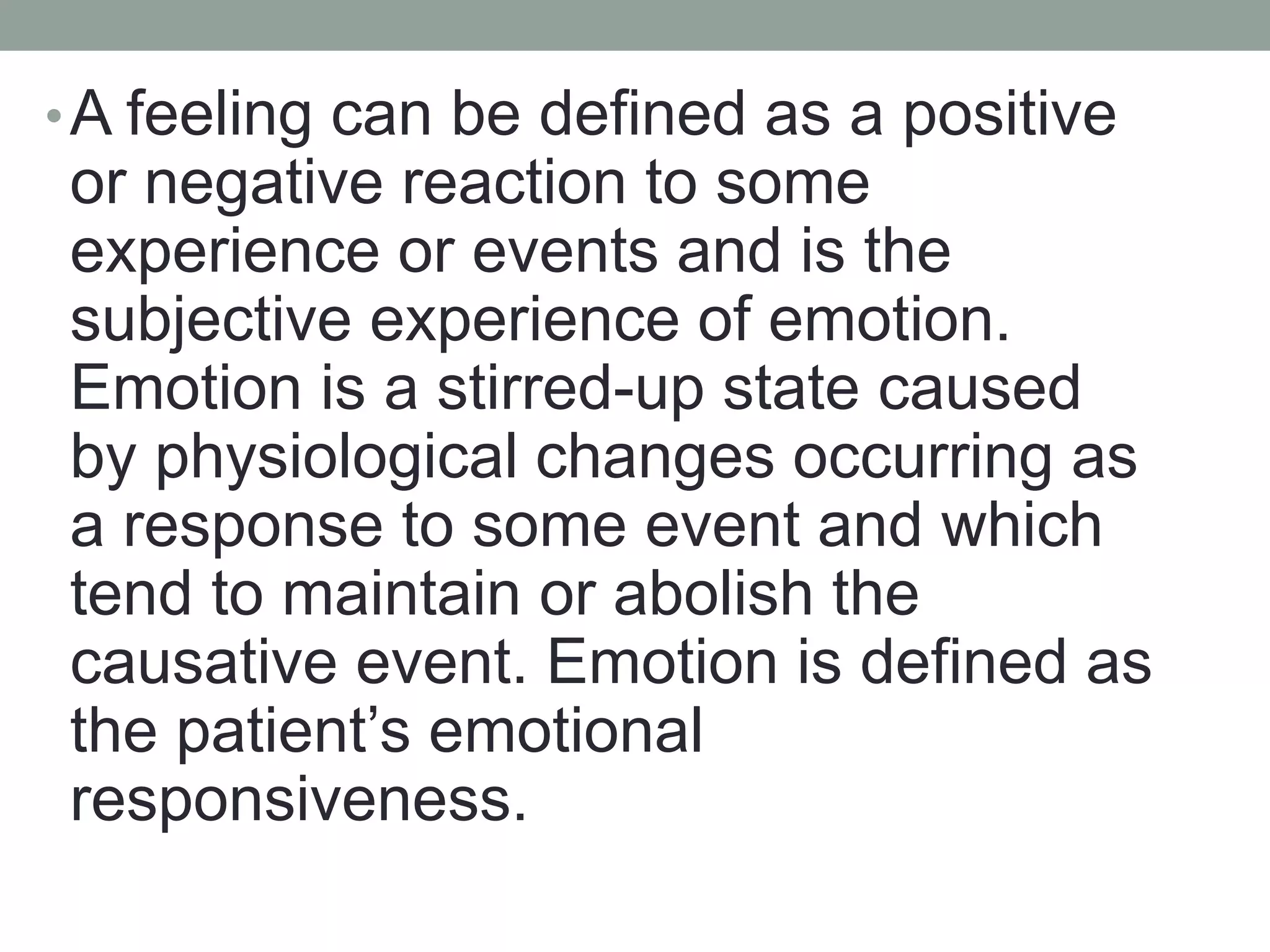 Disorders of Emotion | PPTX