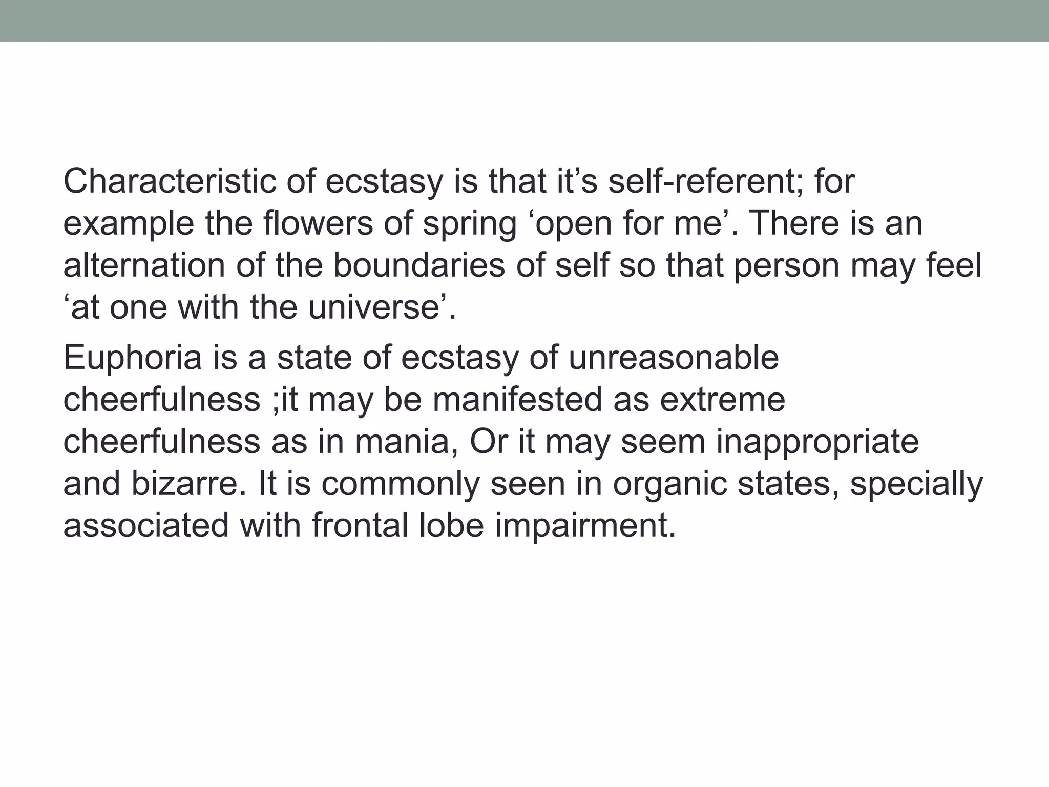 Disorders of Emotion | PPTX