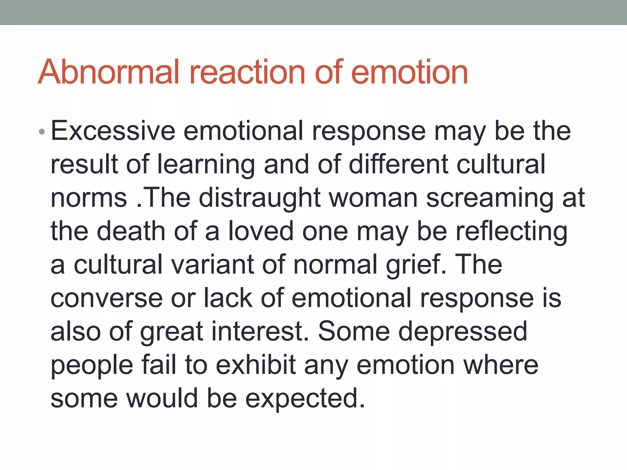 Disorders of Emotion | PPTX