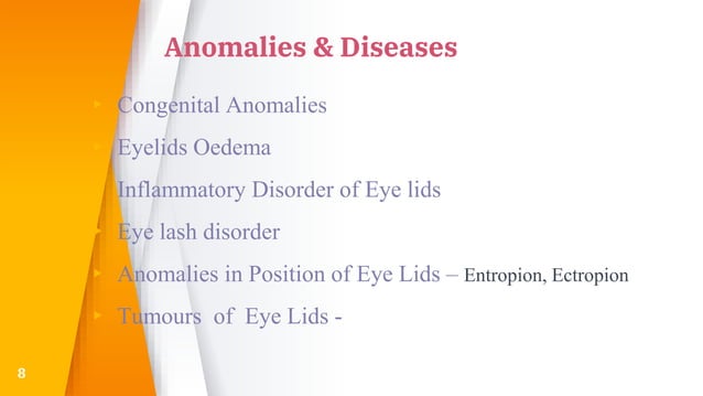 Eye Lid Disorders ,Ophthalmology | PPTX | Eye and Vision Conditions ...