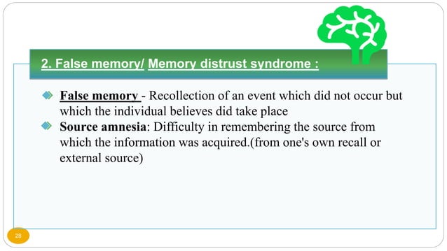 disorder of memory ppt.pptx