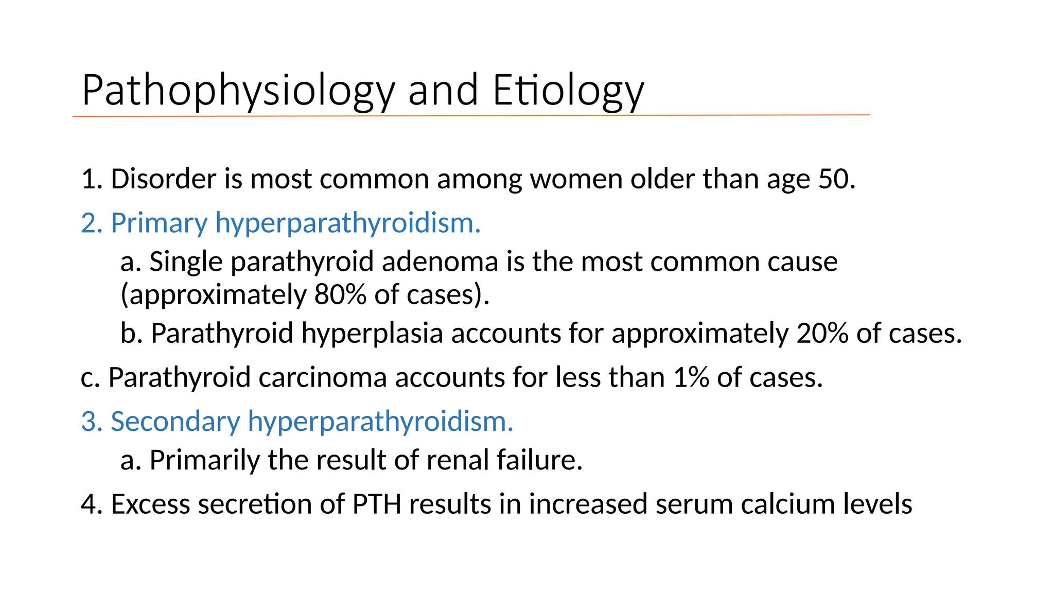 disorder of parathyroid gland Hyperparathyroidism and ...